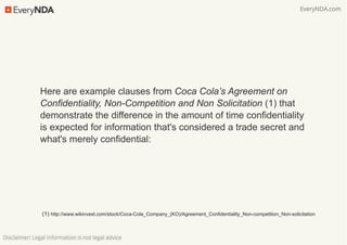 Trade Secret Agreements v. NDAs | PPT