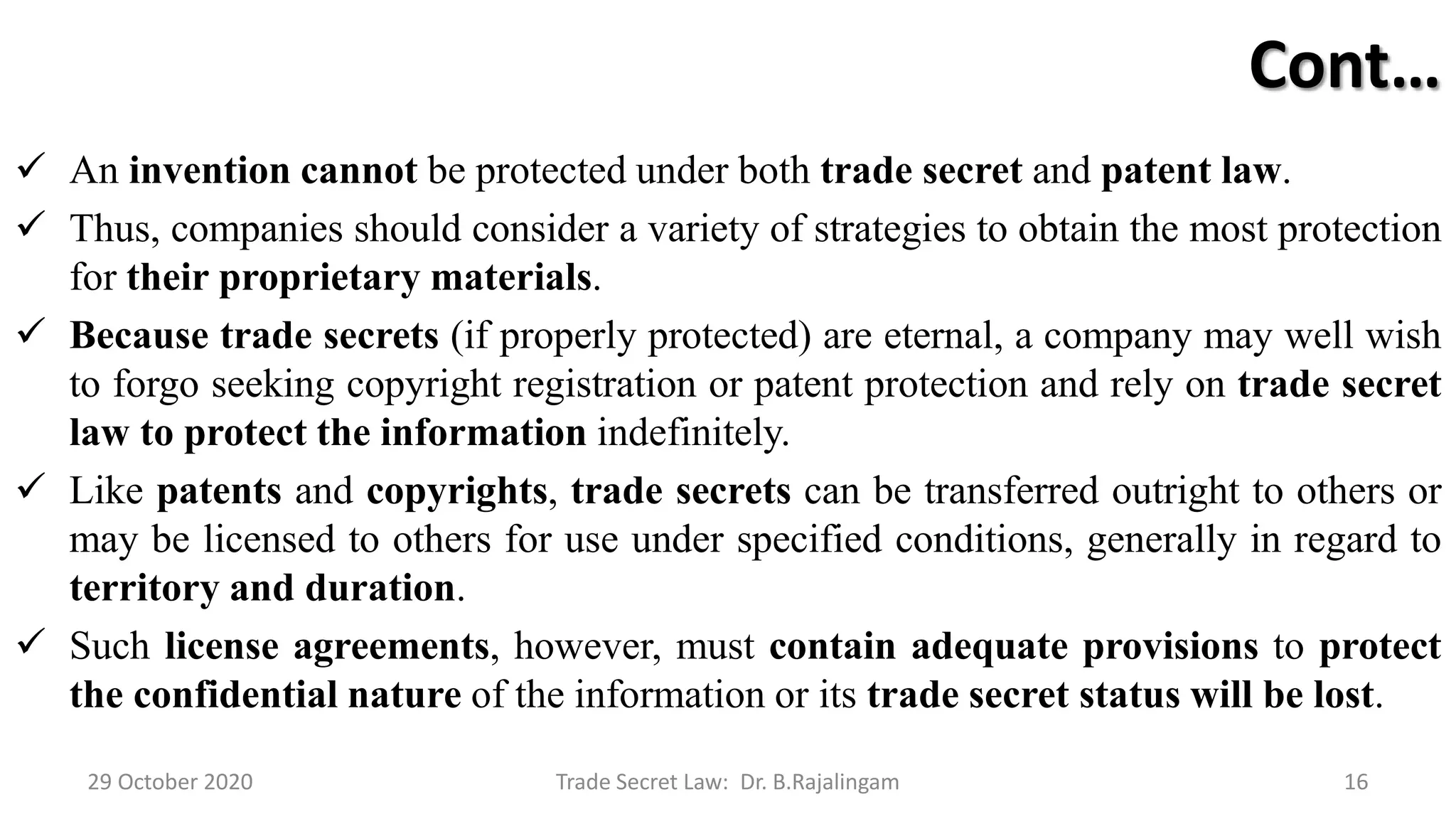 Trade secret law | PPTX