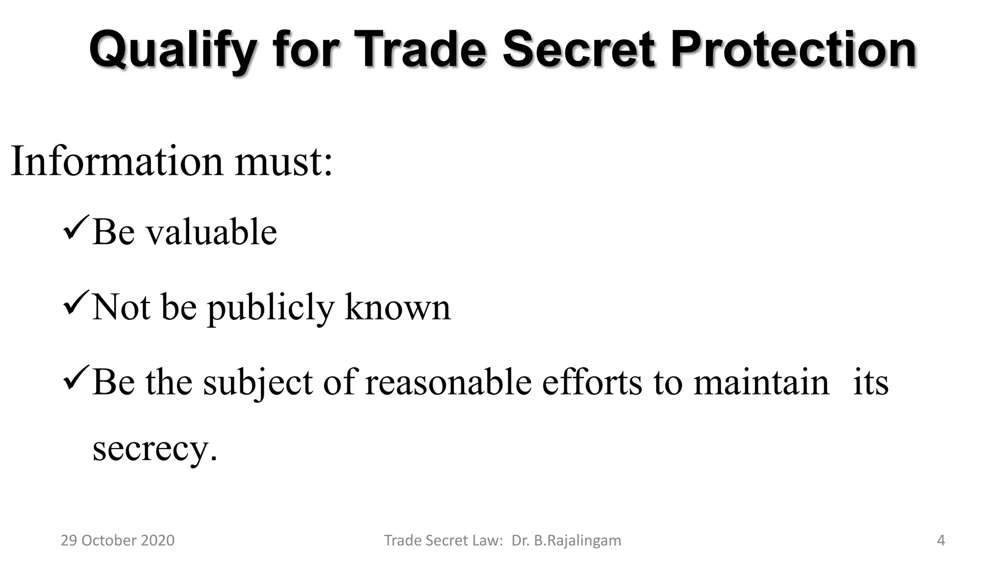 Trade secret law | PPTX