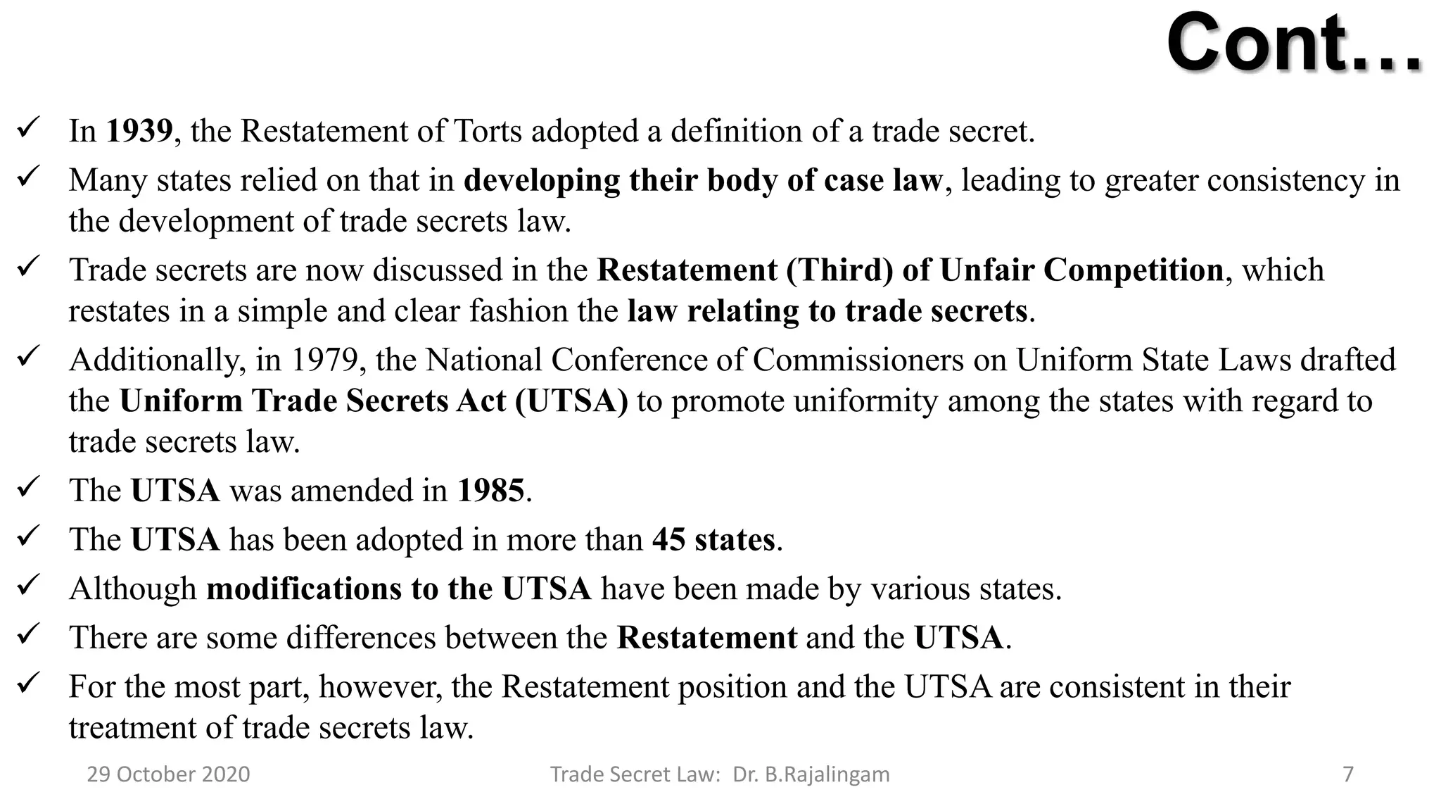 Trade secret law | PPTX