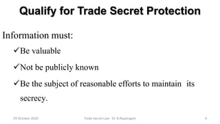 Trade secret law | PPTX