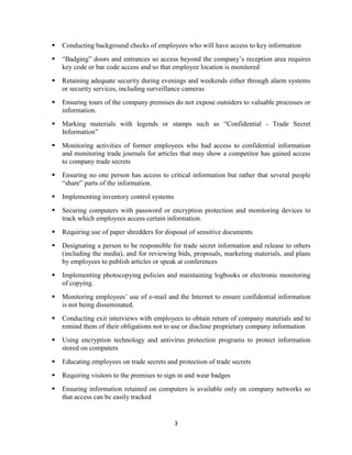 Trade secret litigation | PDF