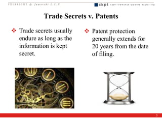 Trade Secrets and Patents: The Yin and Yang of IP Law | PPT
