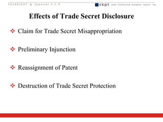 Trade Secrets and Patents: The Yin and Yang of IP Law | PPT