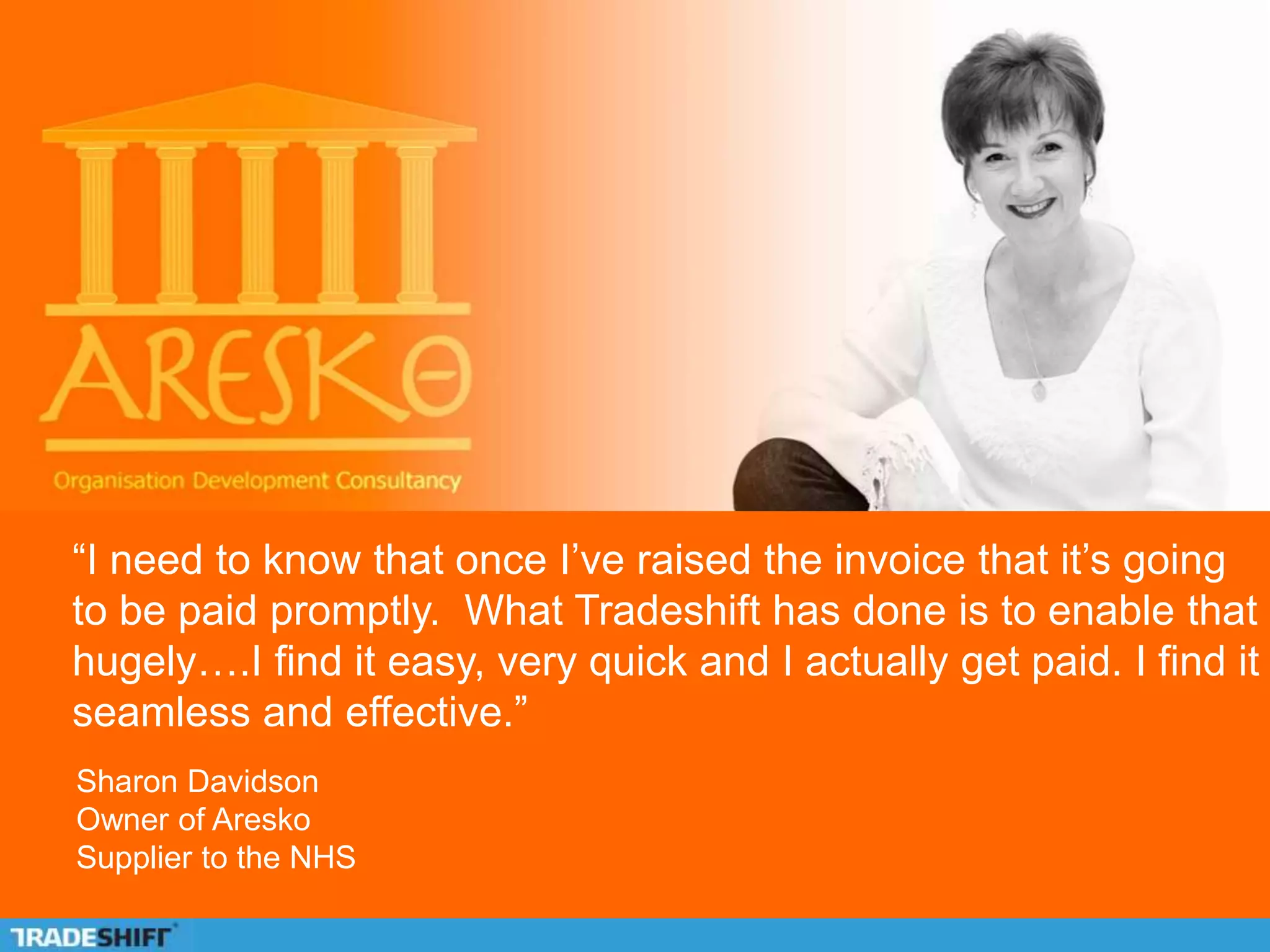 NHS SBS chooses Tradeshift to cure supply chain headaches | PPTX