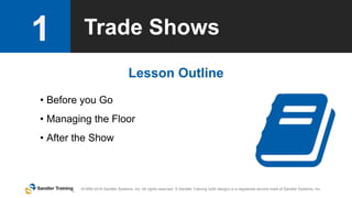 Sandler Approach to Trade shows | PPT