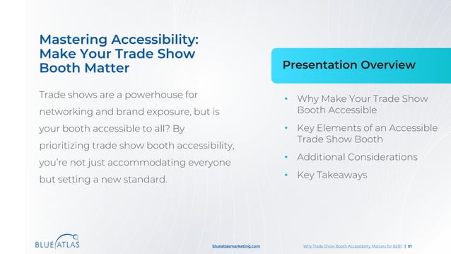 Enhancing Trade Show Booth Accessibility | PPT