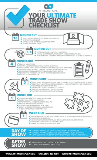 Ultimate trade show checklist: plan and optimize your marketing | PDF