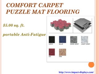 Trade show flooring types explained | PPT