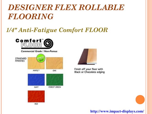Trade show flooring types explained | PPT