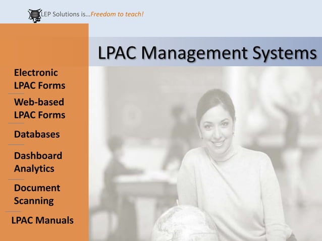 LEP Solutions presentation at TABE 2010 | PPSX