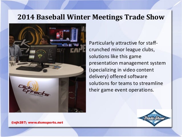 Baseball Winter Meetings Trade Show (2 of 3)