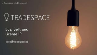 Tradespace Pitch Deck | PPT