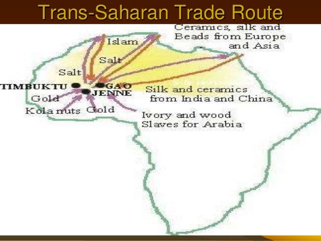 Trans Saharan Trade Artifacts