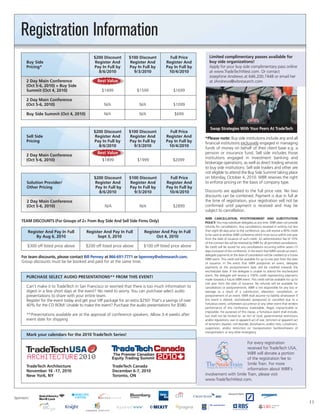TradeTech in San Francisco 2010 | PDF