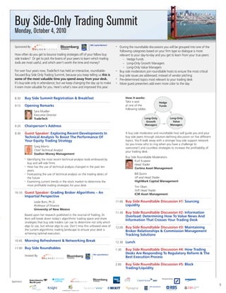 TradeTech in San Francisco 2010 | PDF | Business Expos & Conferences | Events