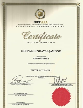 Trade test certificate latest | PDF