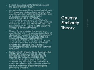 Trade Theories | PDF