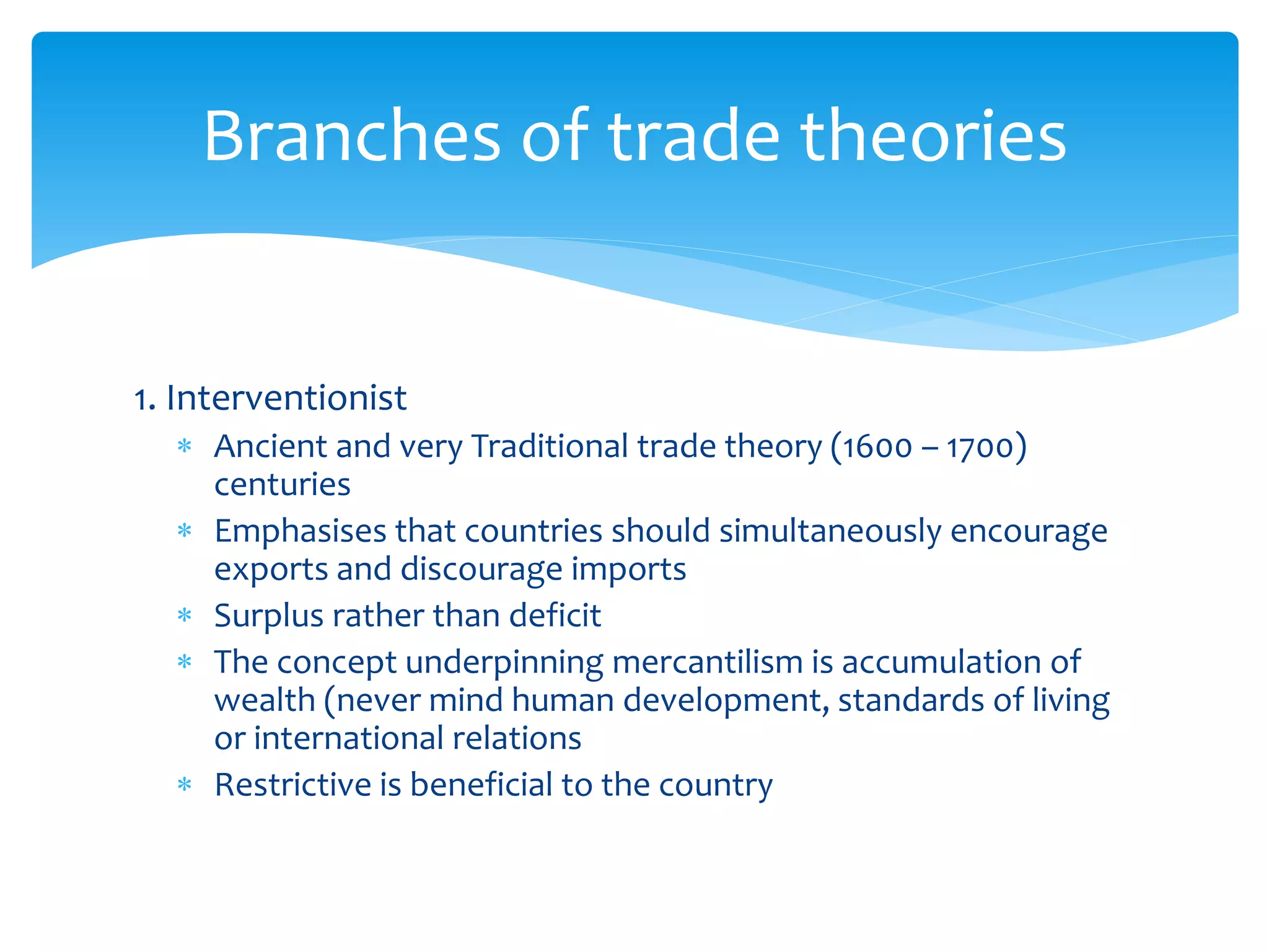 Trade theories seminar.pptx Dr. E Maramwidze | PPTX