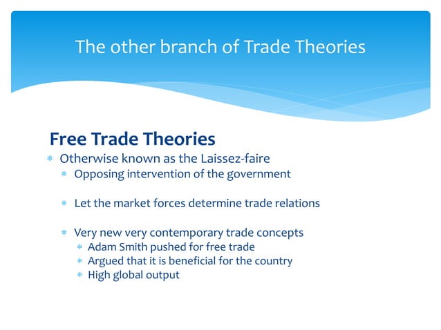 Trade theories seminar.pptx Dr. E Maramwidze | PPT