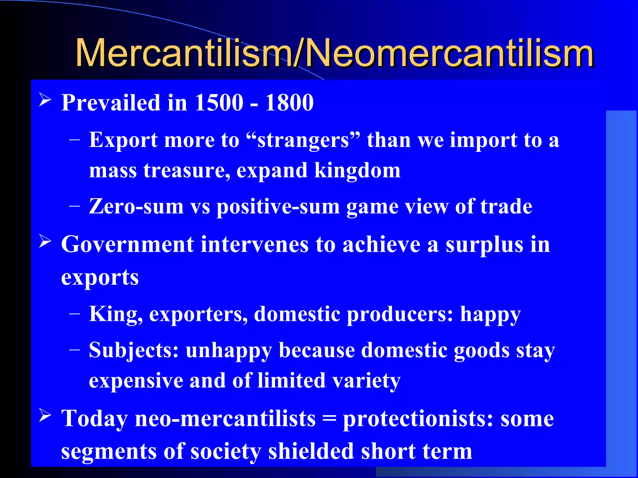 Trade theory modified | PPT