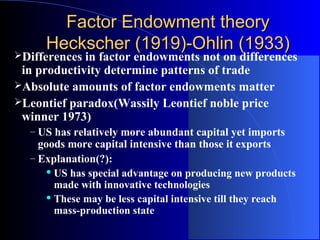 Trade theory modified | PPT