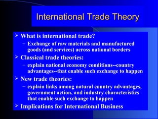 Trade theory modified | PPT