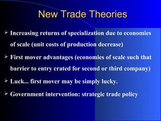 Trade theory modified | PPT