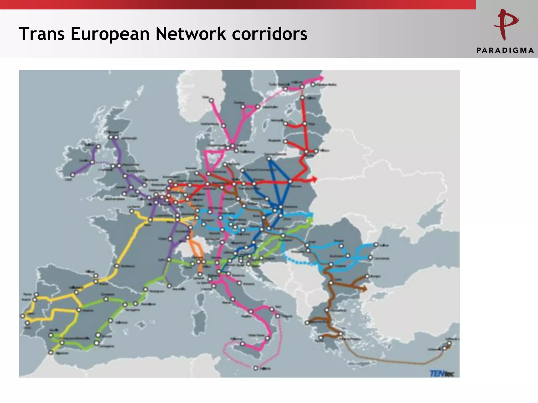 Trade Corridors and Multimodal Transport Corridors in Europe | PDF