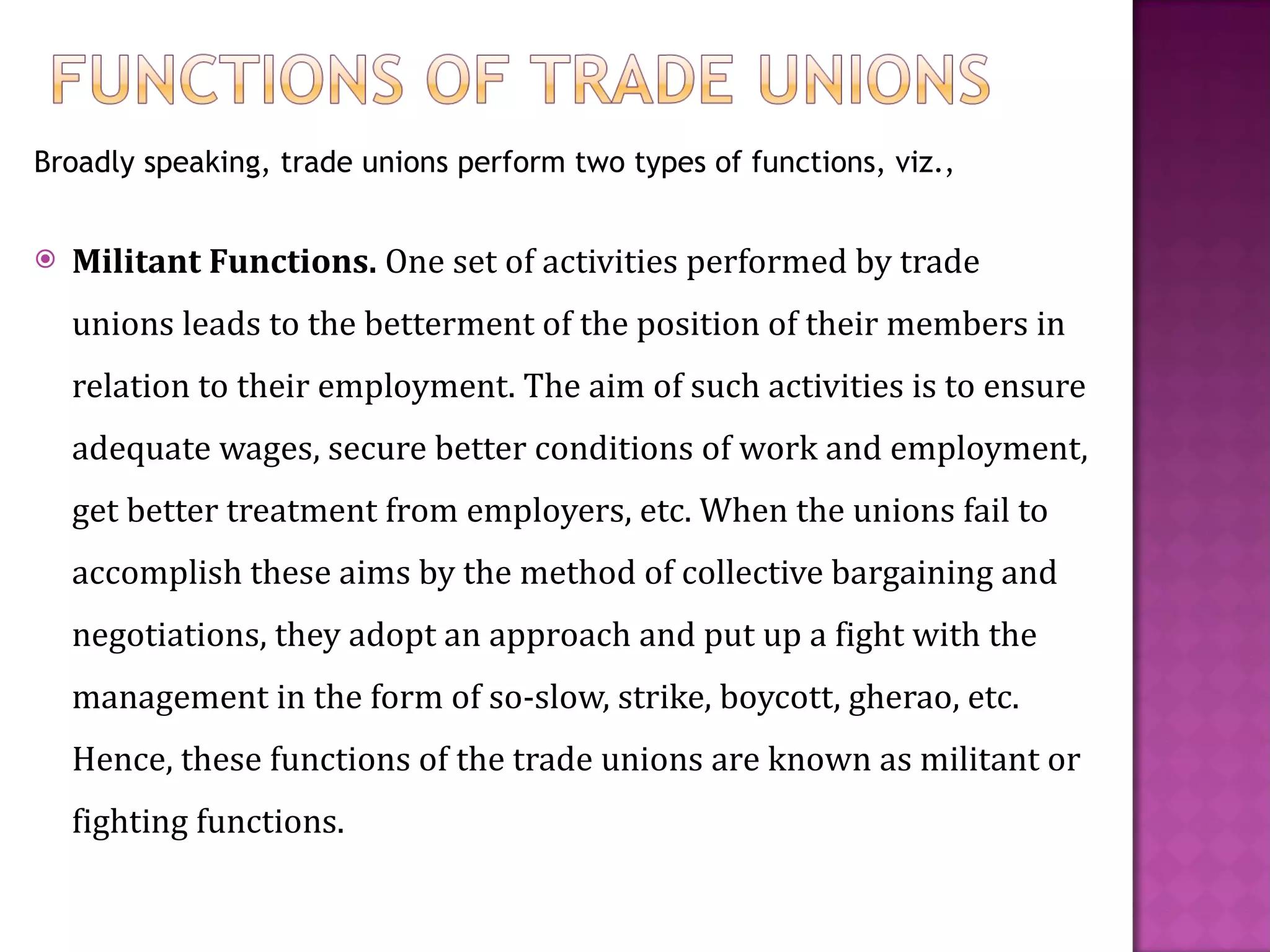 Trade union | PPT