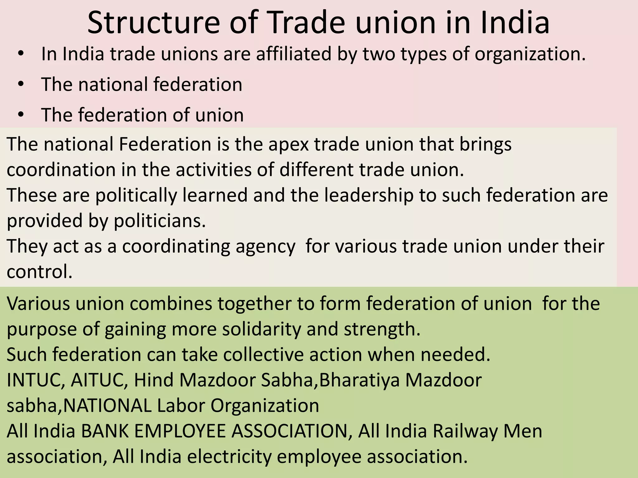 Trade union | PPTX
