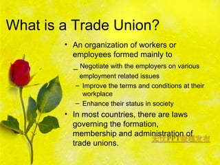 Trade union | PPT