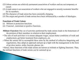 Trade union | PPTX