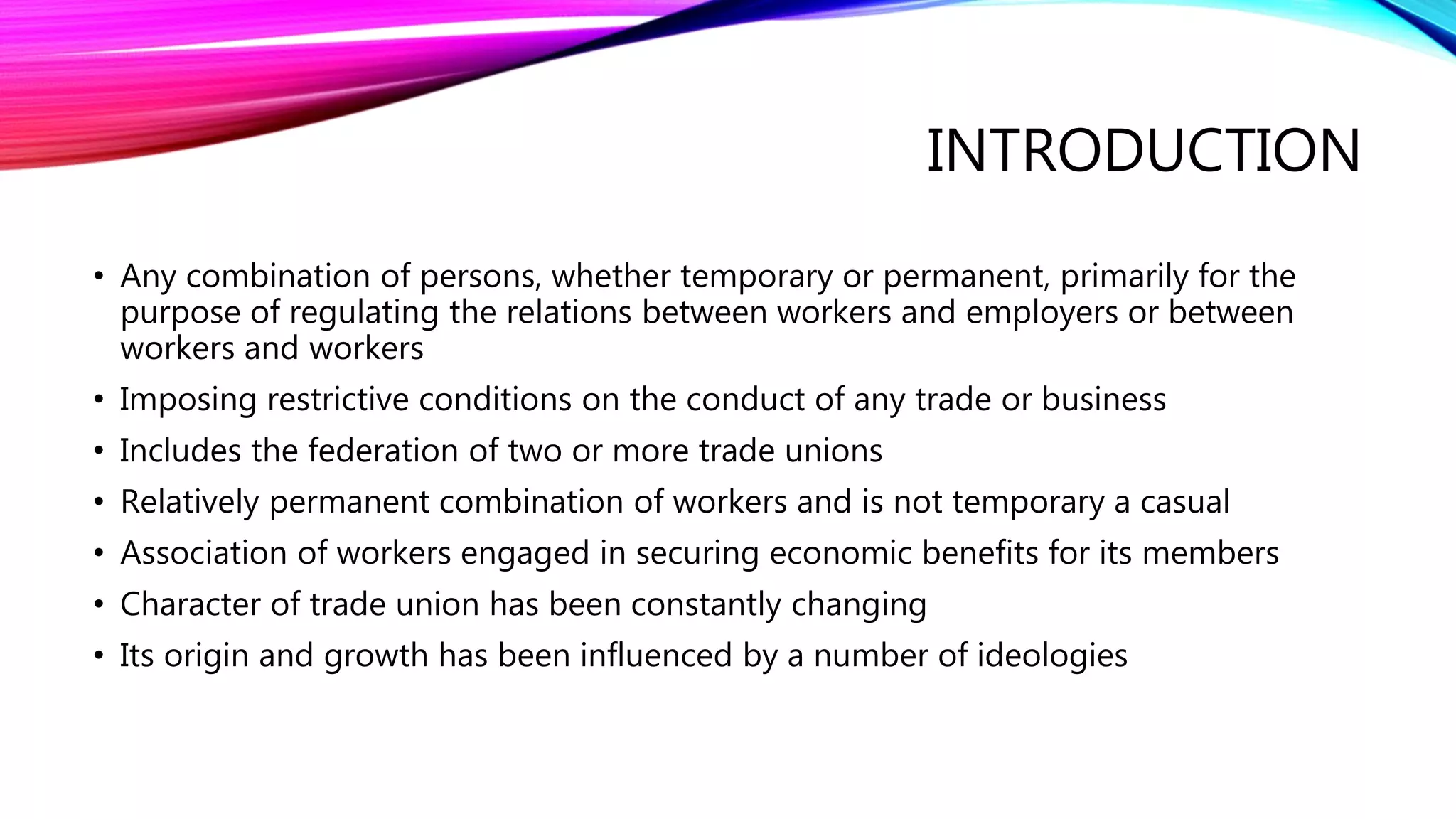 Trade union | PPTX