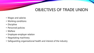 Trade union | PPTX