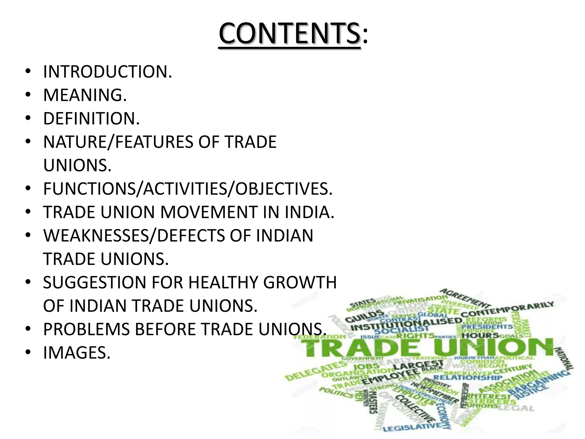 Trade union | PPT