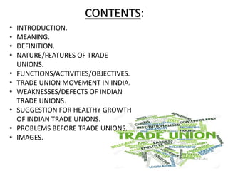 Trade union | PPTX