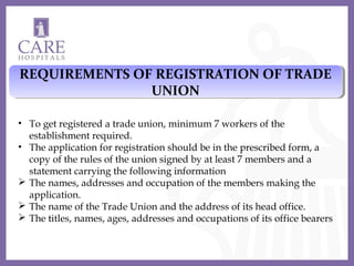 TRADE UNION MOVEMENT IN INDIA AND TRADE UNION ACT 1926 | PPT