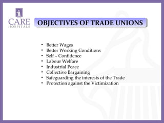 TRADE UNION MOVEMENT IN INDIA AND TRADE UNION ACT 1926 | PPT | Business ...