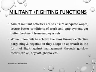 Trade Union-MSW | PPTX