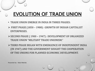 Trade Union-MSW | PPTX