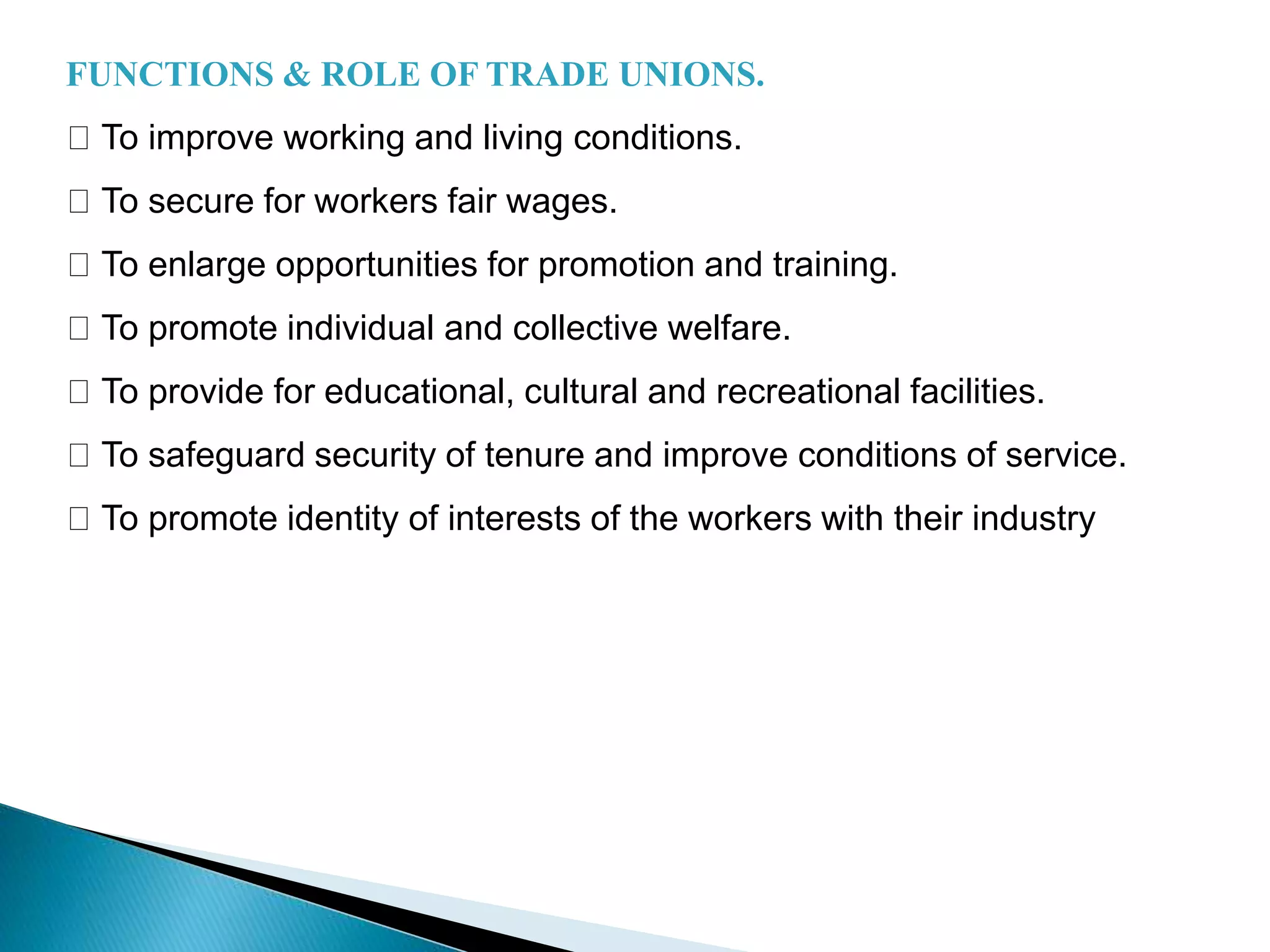 Trade union act 1926 | PPTX