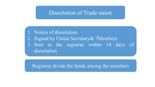Trade union act 1926 | PPTX
