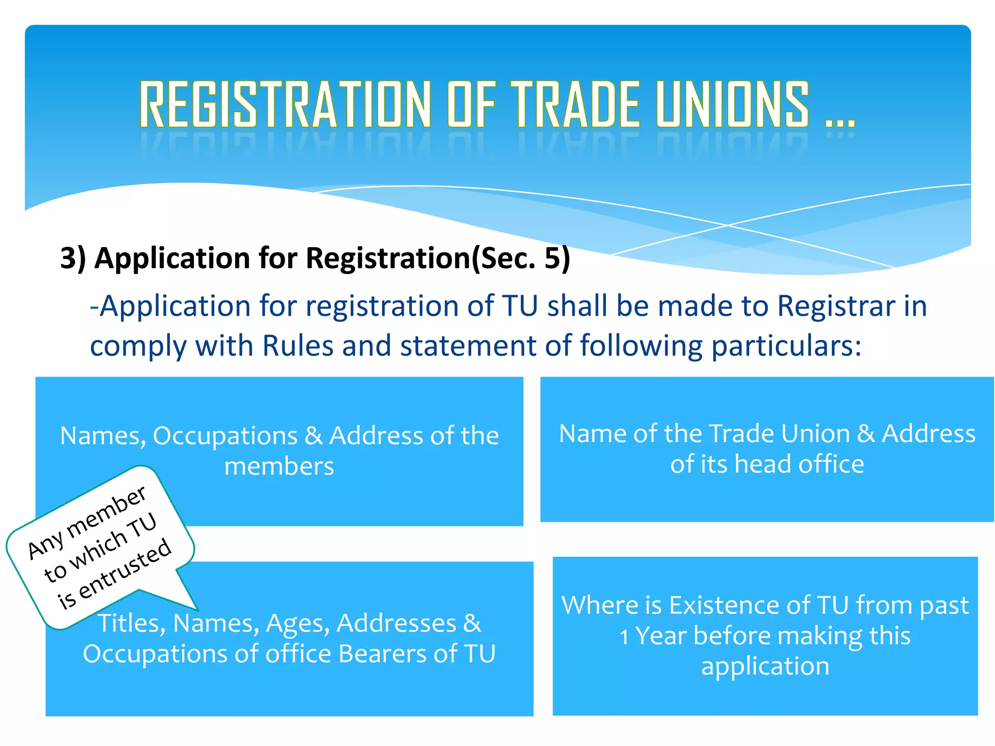 Trade union act, 1926 | PPTX