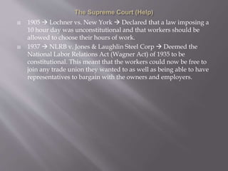 Trade union civil rights (1865 – 1992) | PPTX