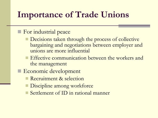 Trade Union ppt | PPT