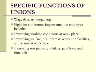 Trade Union ppt | PPT