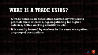 Trade Union in Wage Determination | A Level Economics | PDF