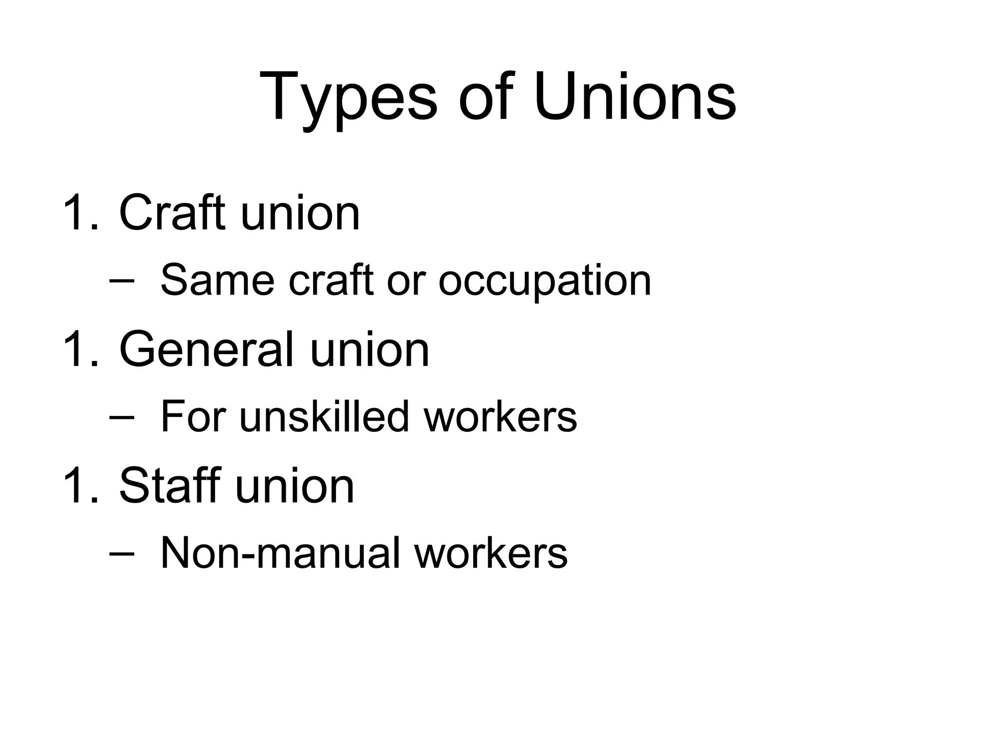 Trade unionism | PPT