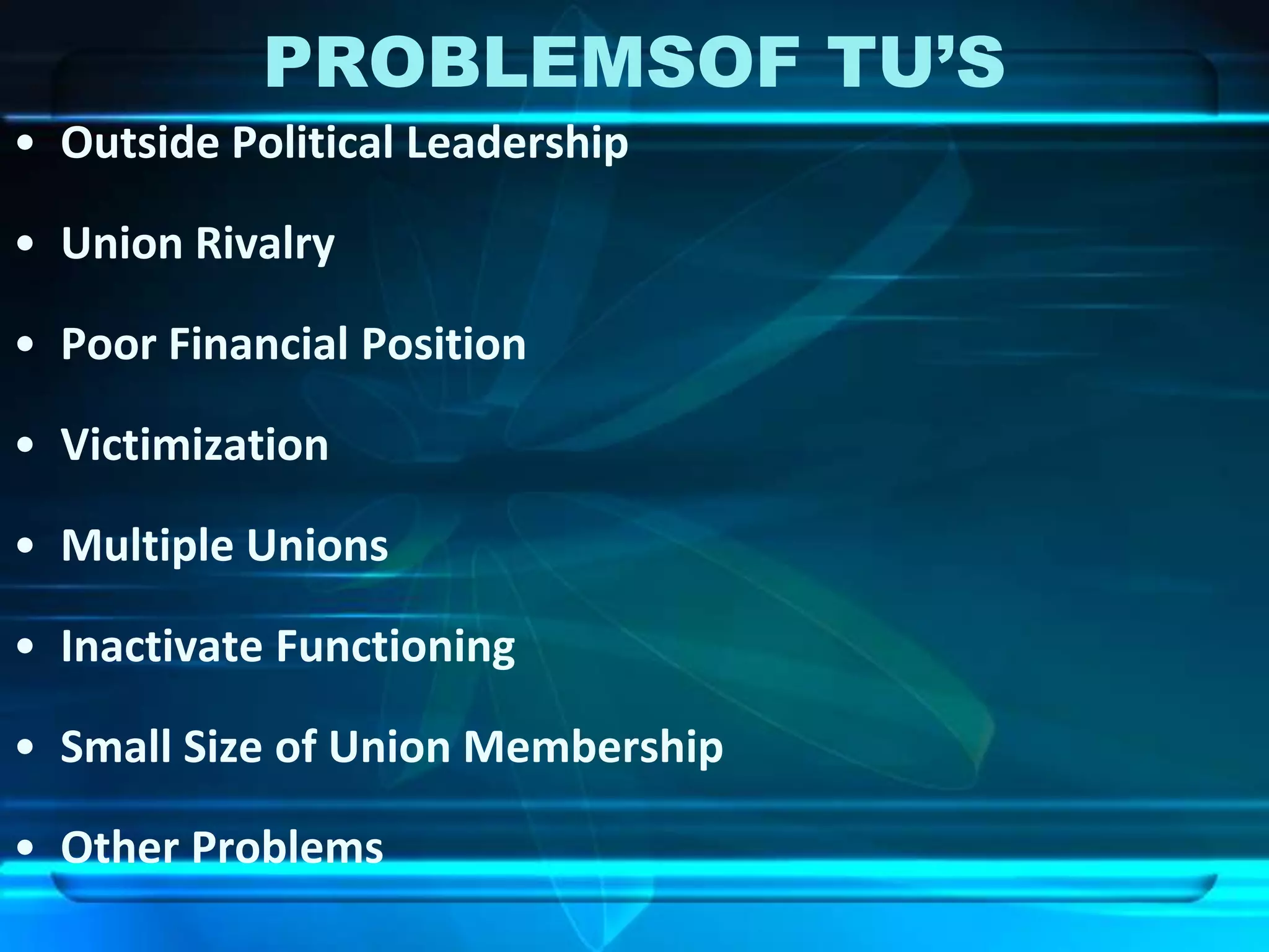 Trade unionism | PPT